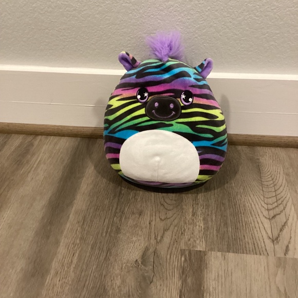 Squishmallows | Toys | Safiyah Rainbow Zebra Squishmallow 8 | Poshmark